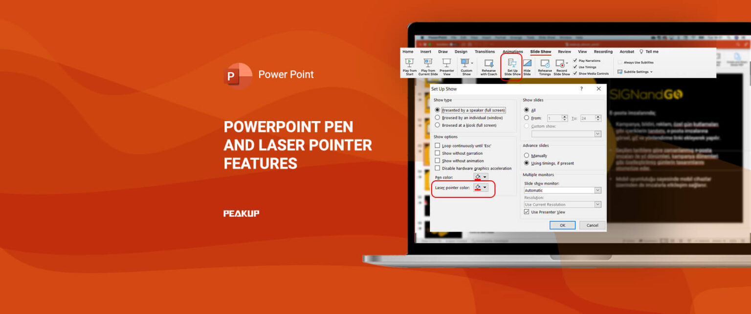 POWERPOINT PEN AND LASER POINTER FEATURES - PEAKUP TEKNOLOJİ A.Ş.